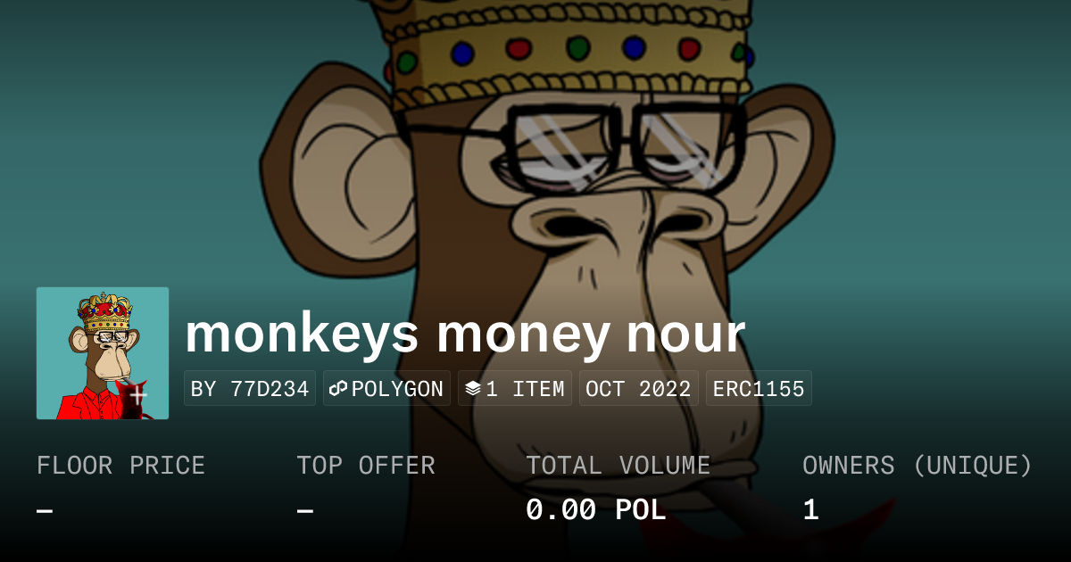 monkeys money nour - Collection | OpenSea