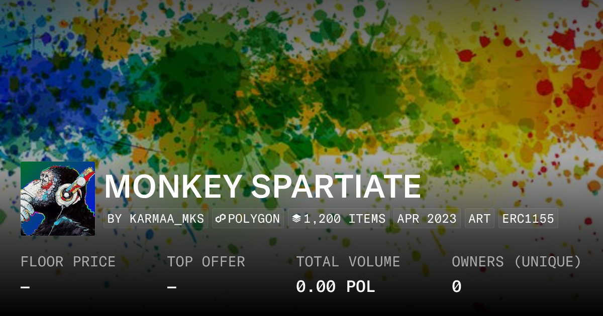 MONKEY SPARTIATE - Collection | OpenSea