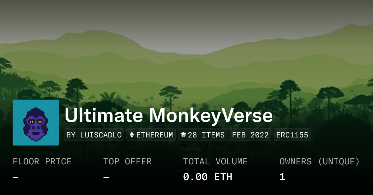 Ultimate MonkeyVerse - Collection | OpenSea