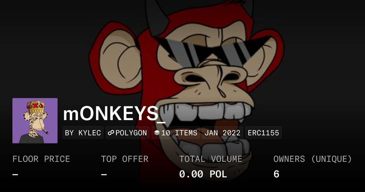 mONKEYS_ - Collection | OpenSea