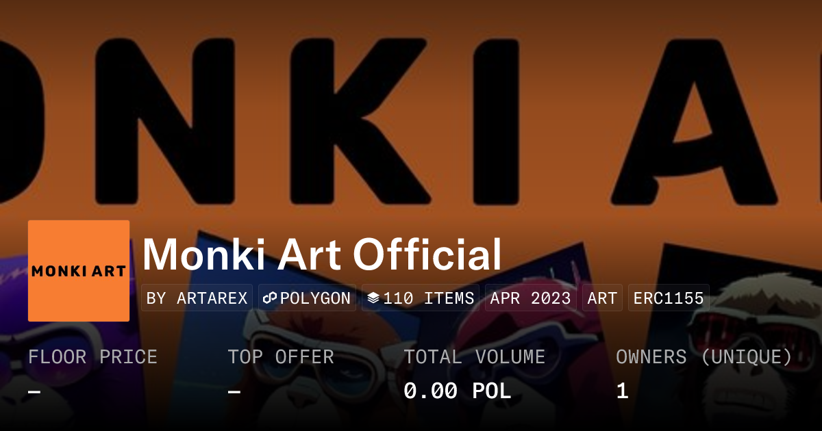 Monki Art Official - Collection | OpenSea