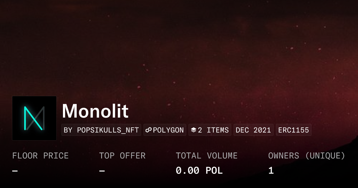 Monolit - Collection | OpenSea