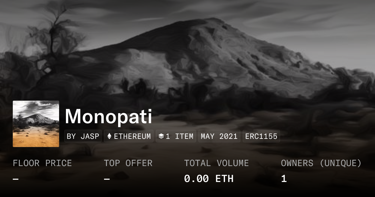 Monopati - Collection | OpenSea