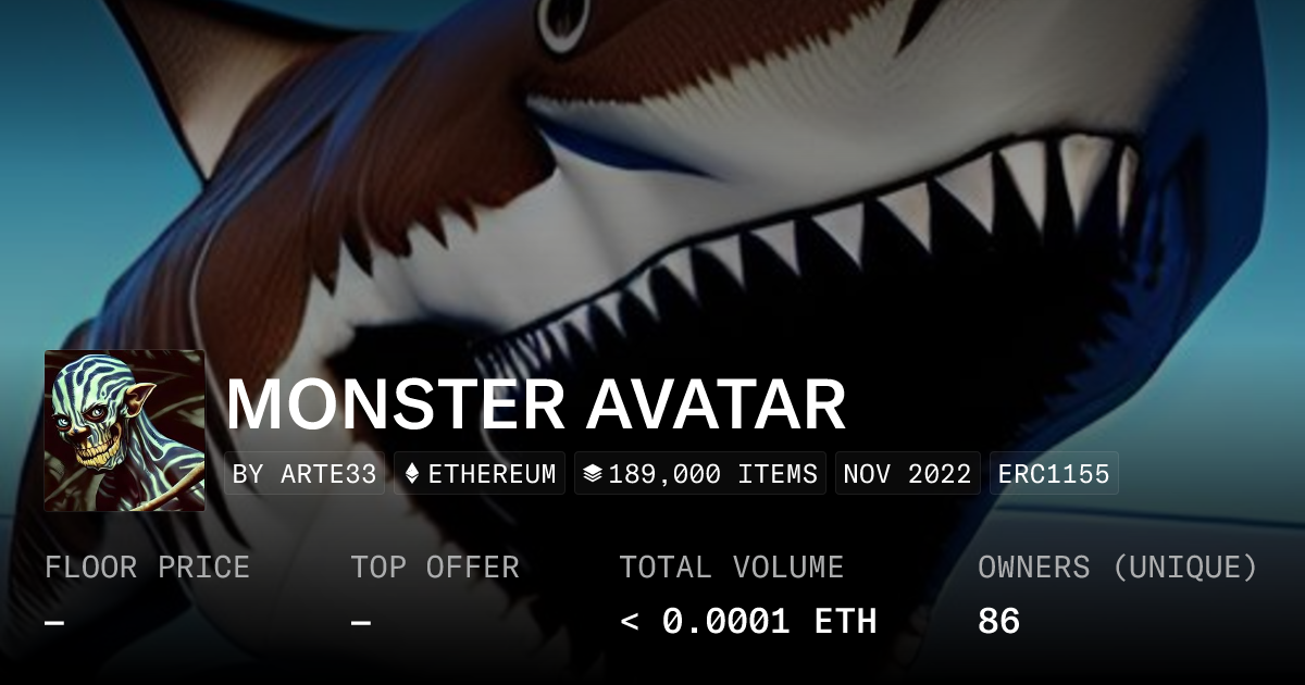 MONSTER AVATAR - Collection | OpenSea