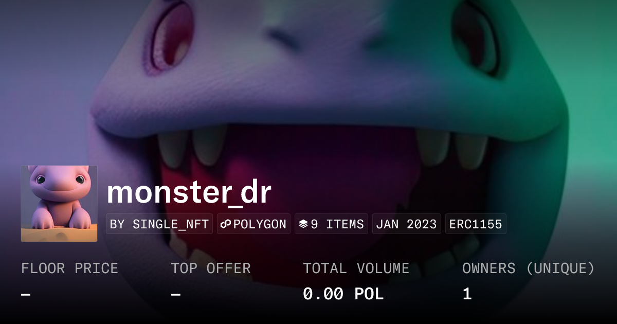 monster_dr - Collection | OpenSea