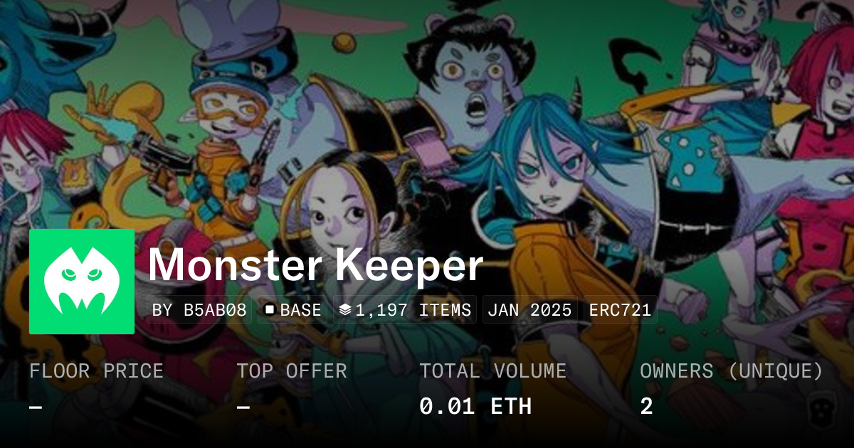 Monster Keeper - Collection | OpenSea