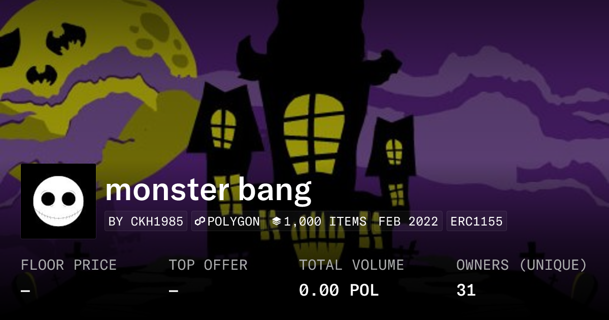 monster bang - Collection | OpenSea