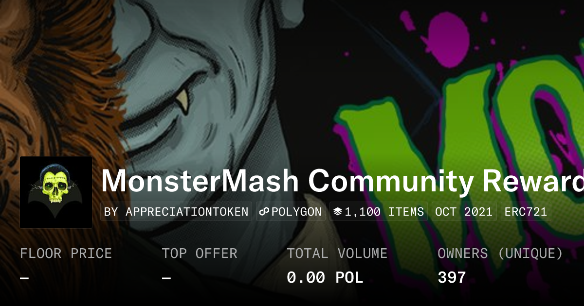 MonsterMash Community Rewards - Collection | OpenSea