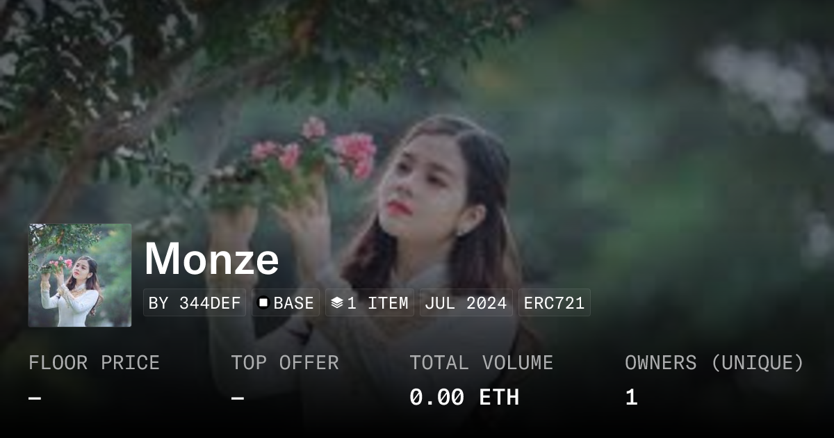 Monze - Collection | OpenSea