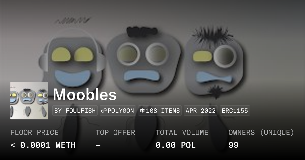 Moobles - Collection | OpenSea