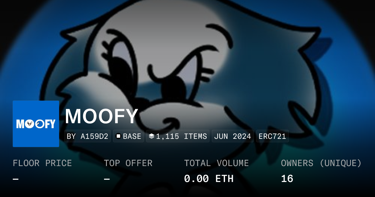 MOOFY - Collection | OpenSea