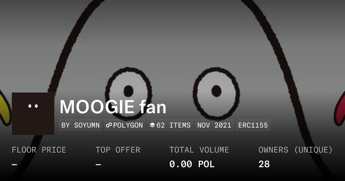 MOOGIE fan - Collection | OpenSea