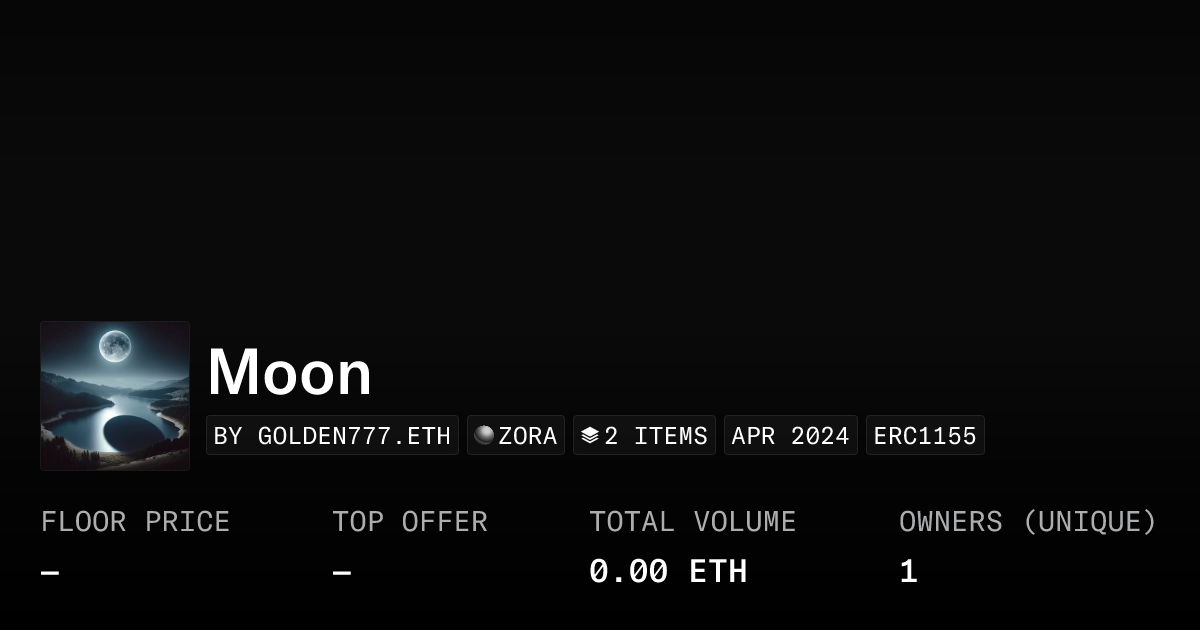 Moon - Collection | OpenSea