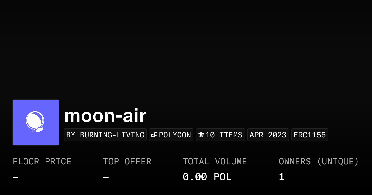 moon-air - Collection | OpenSea