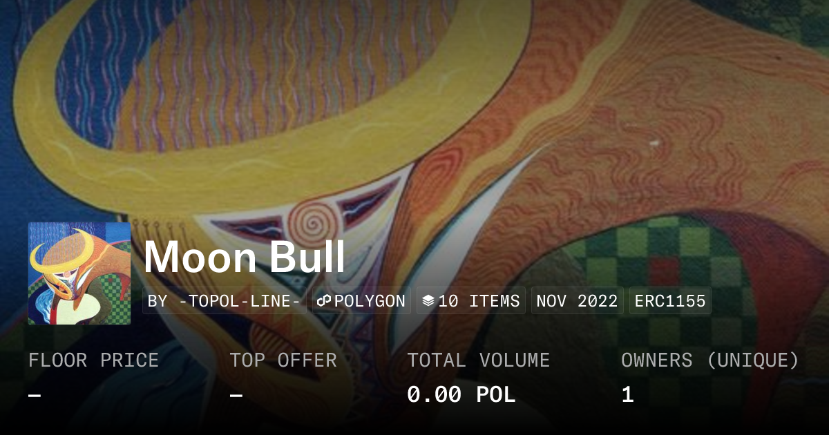 Moon Bull - Collection | OpenSea