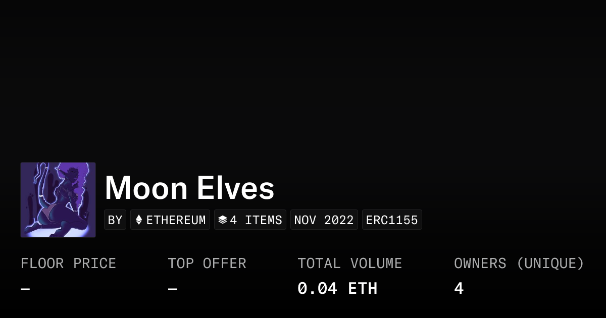 Moon Elves - Collection | OpenSea