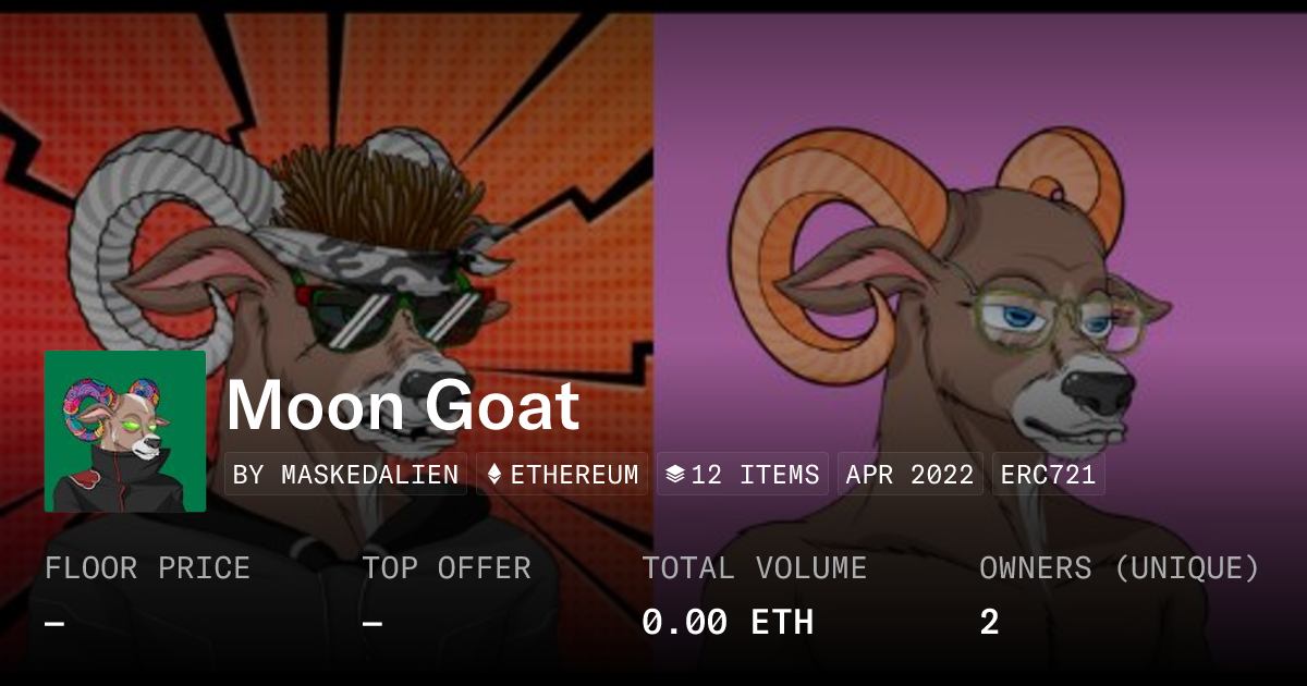 Moon Goat - Collection | OpenSea