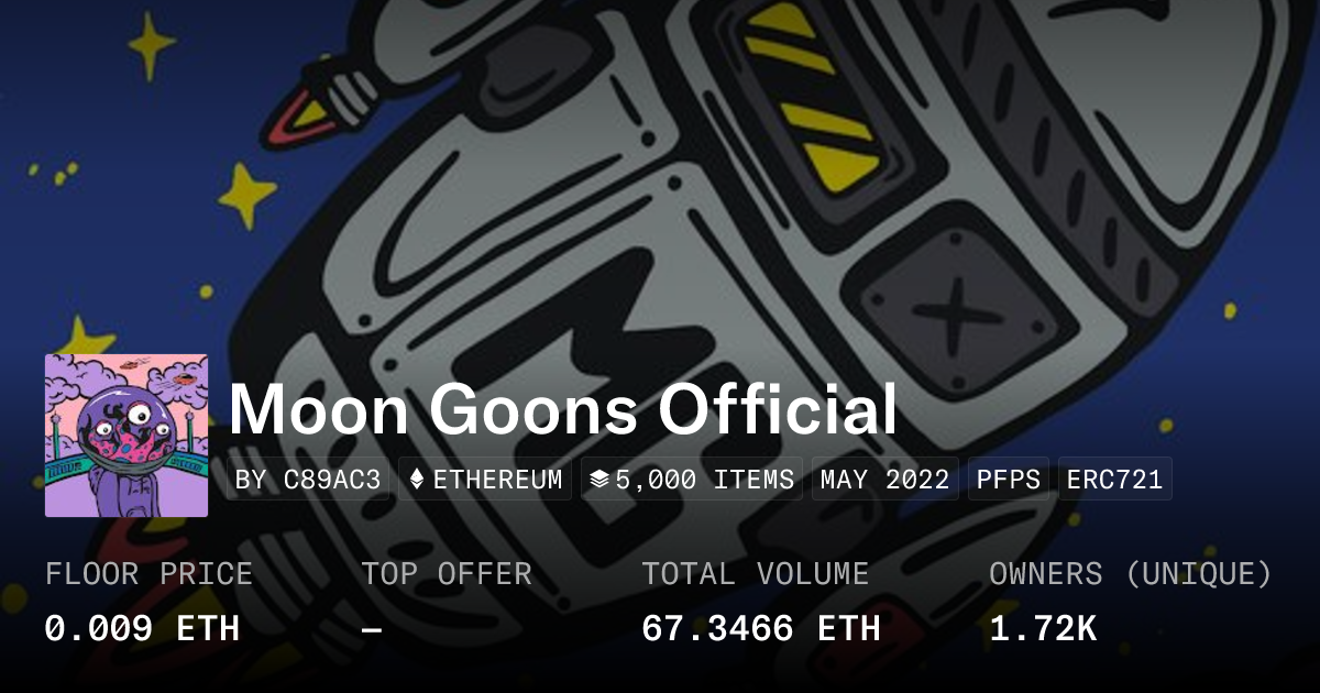 Moon Goons Official - Collection | OpenSea