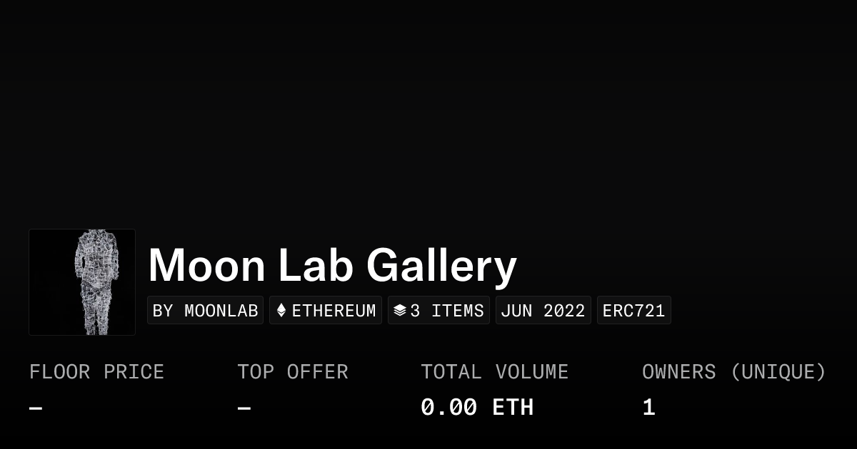 Moon Lab Gallery - Collection | OpenSea