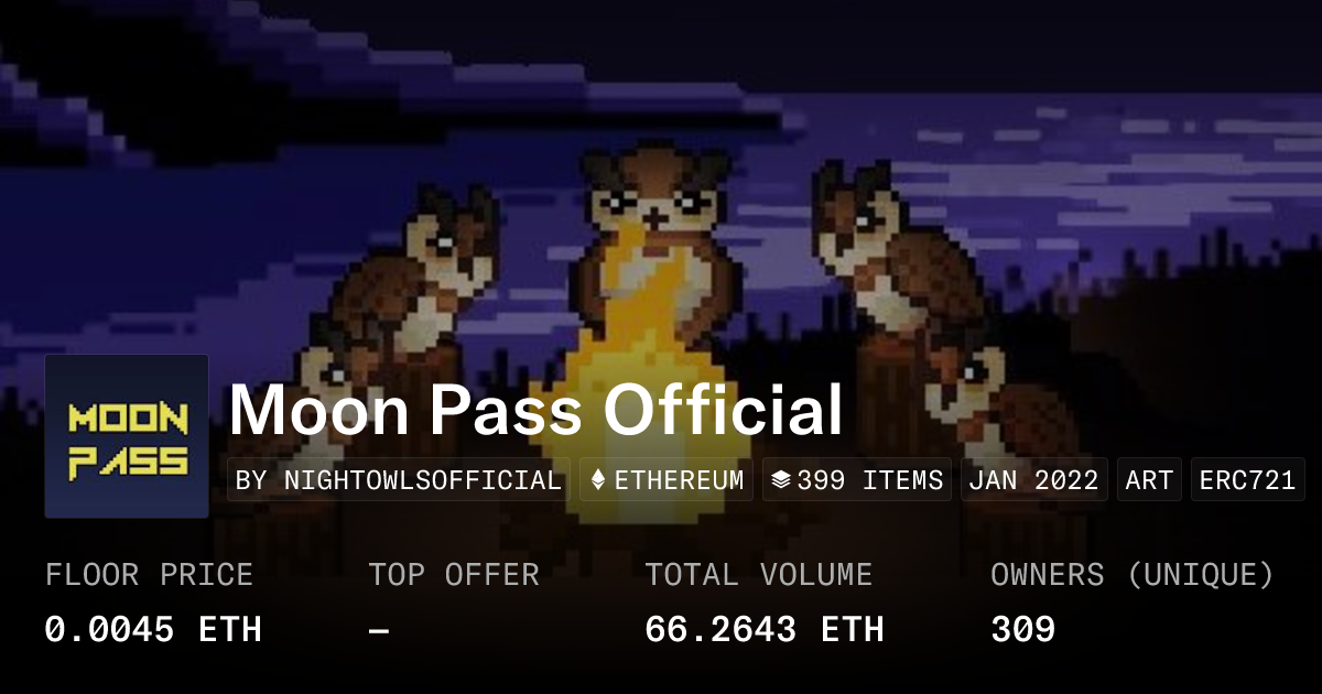 Moon Pass Official - Collection | OpenSea