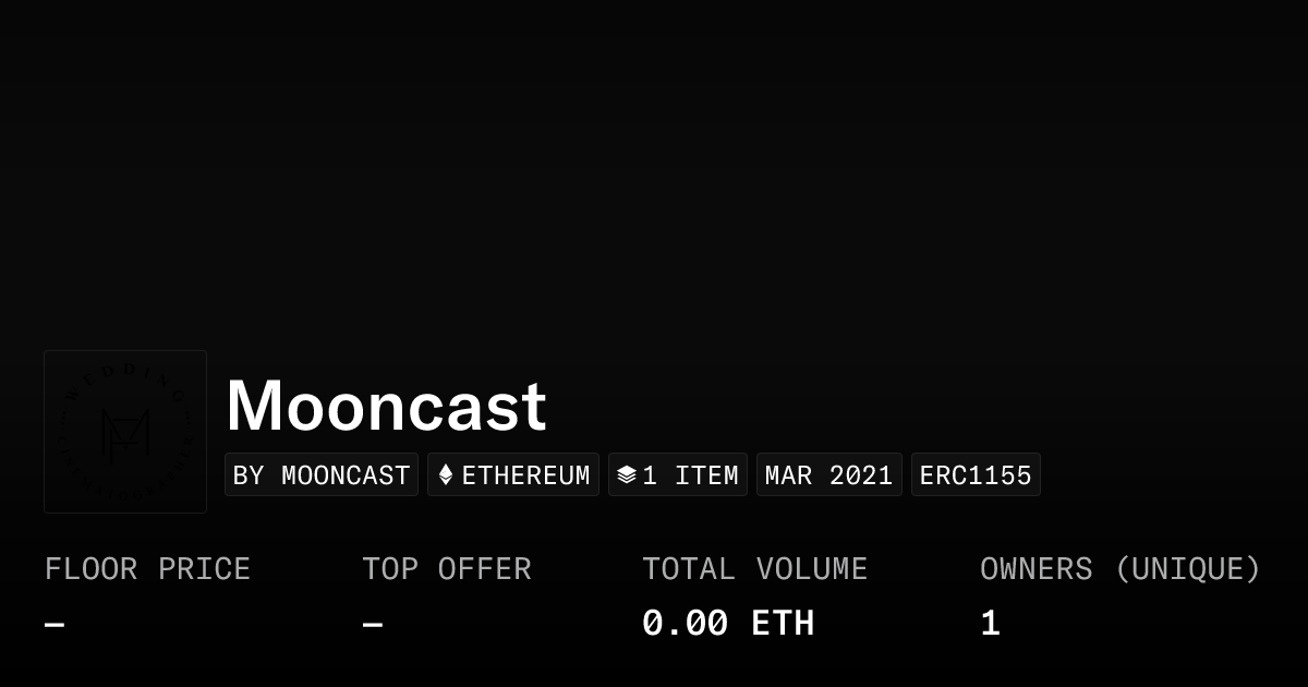 Mooncast - Collection | OpenSea
