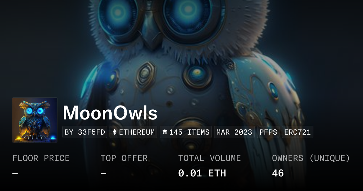 MoonOwls - Collection | OpenSea