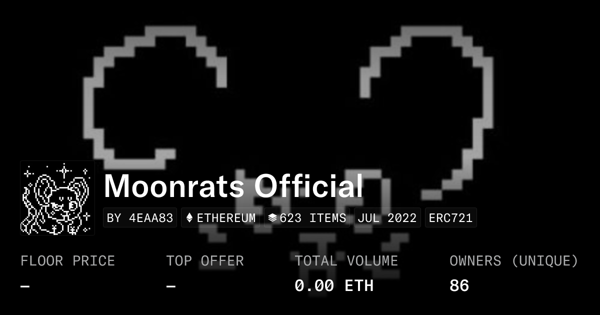 Moonrats Official - Collection | OpenSea