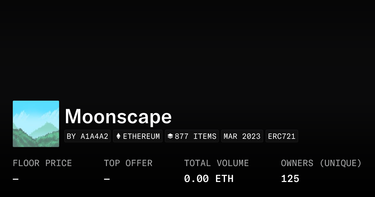 Moonscape - Collection | OpenSea