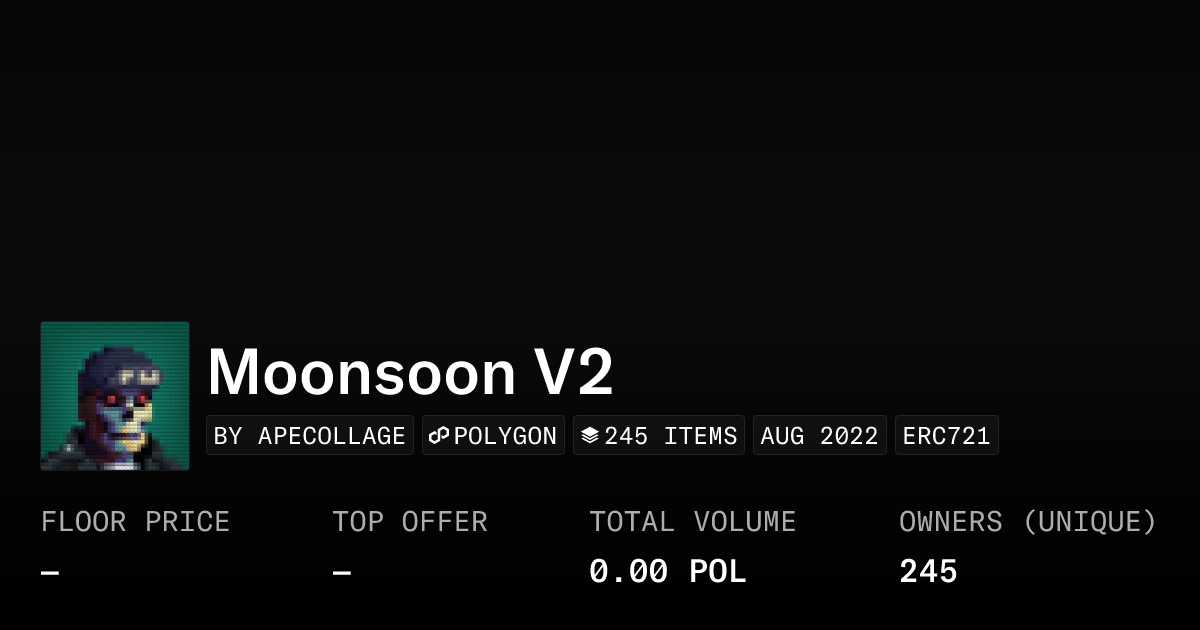 Moonsoon V2 - Collection | OpenSea