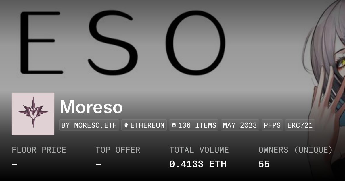 Moreso - Collection | OpenSea