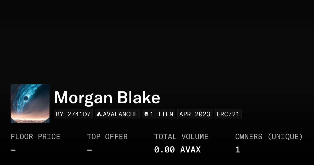 Morgan Blake - Collection | OpenSea