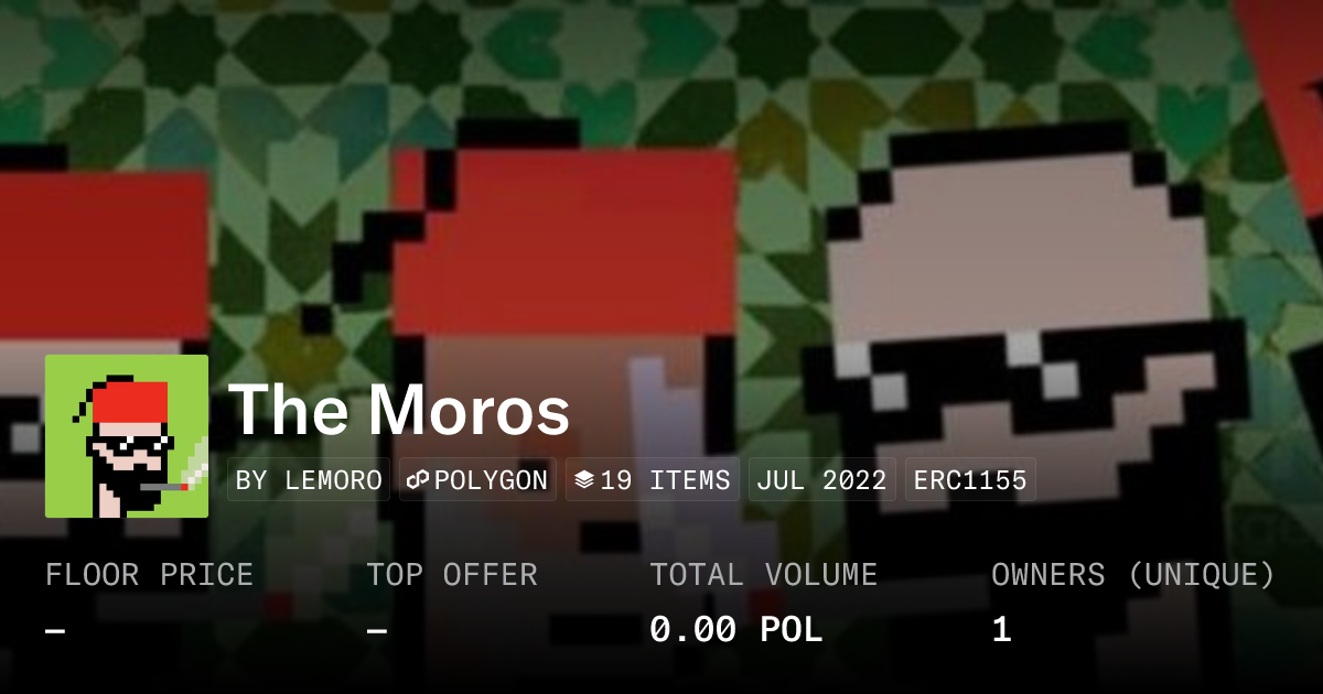 The Moros - Collection | OpenSea