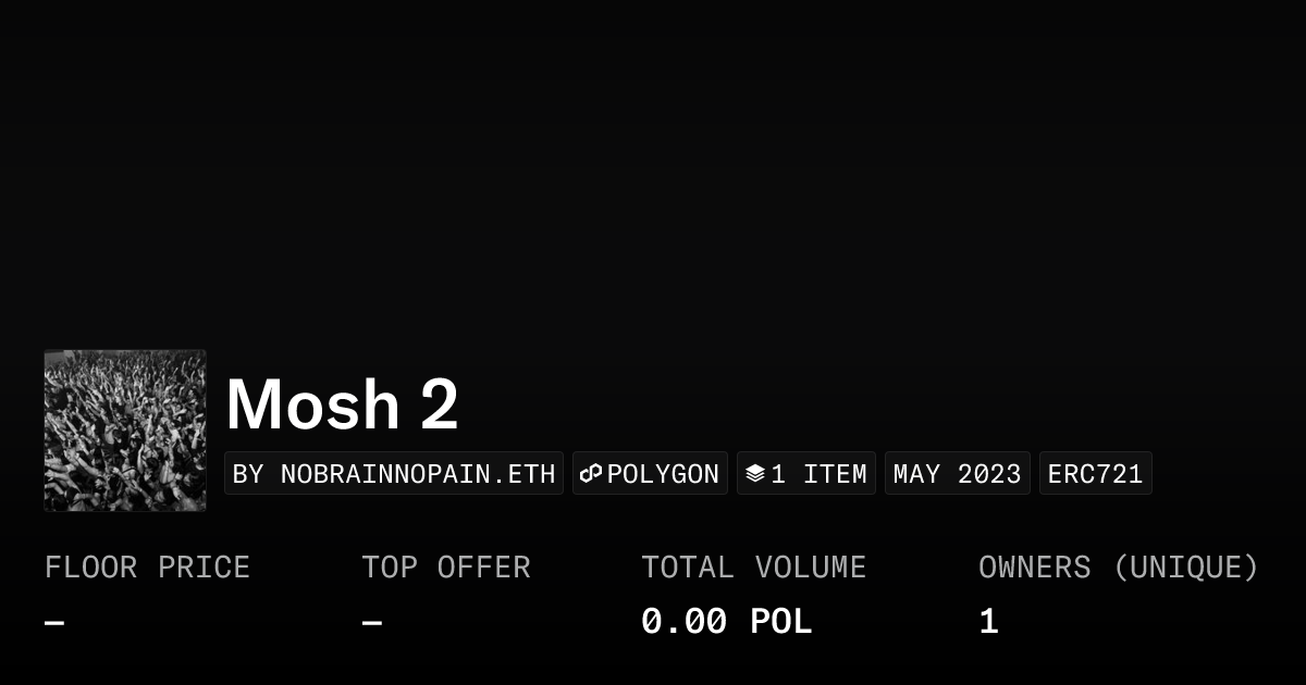 Mosh 2 - Collection | OpenSea