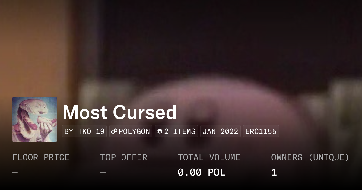 Most Cursed - Collection | OpenSea