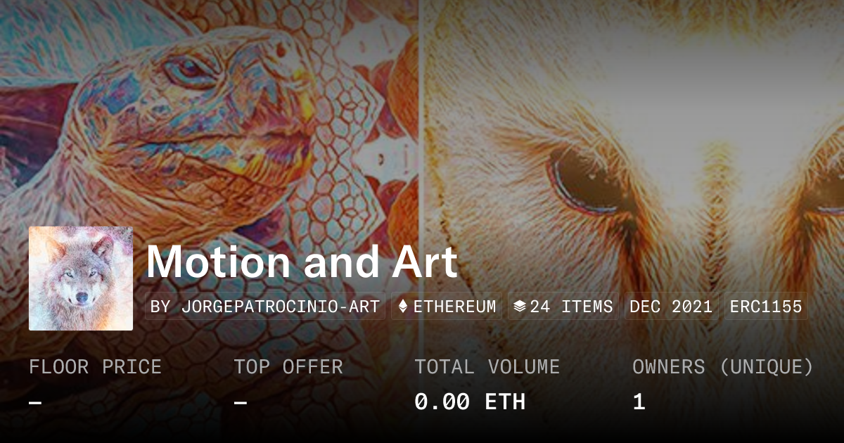 Motion and Art - Collection | OpenSea