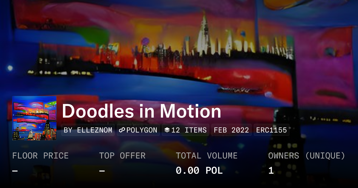 Doodles in Motion - Collection | OpenSea