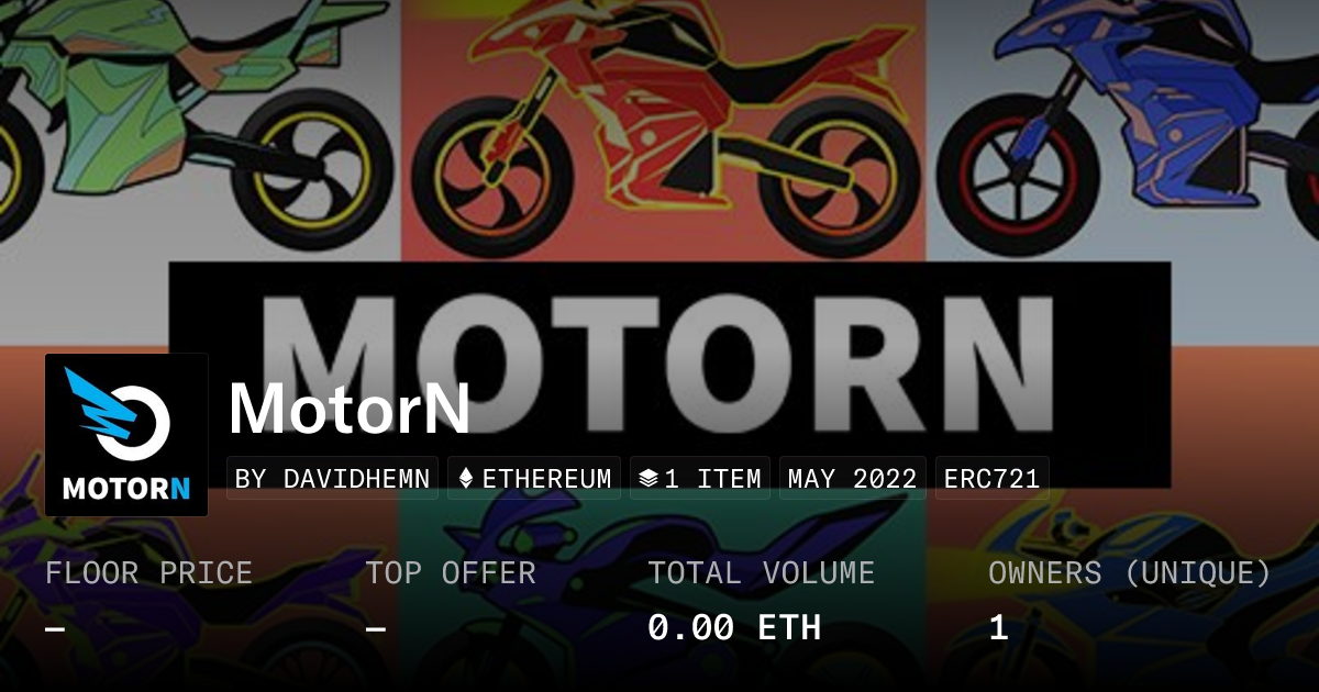 MotorN - Collection | OpenSea