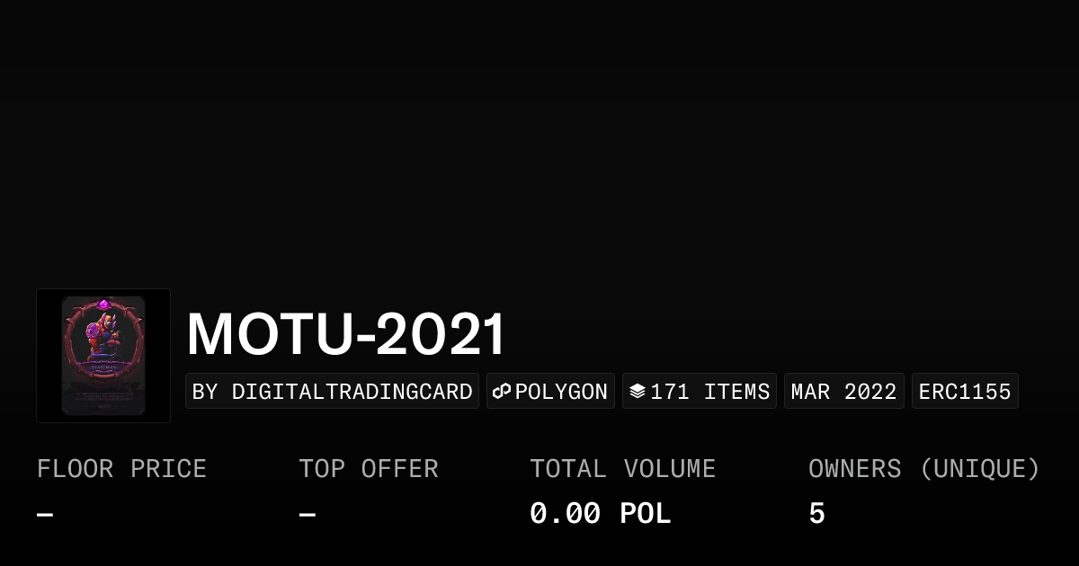 MOTU-2021 - Collection | OpenSea