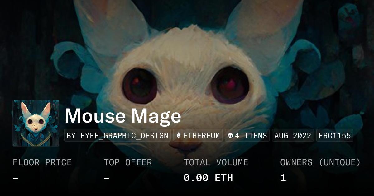 Mouse Mage - Collection | OpenSea