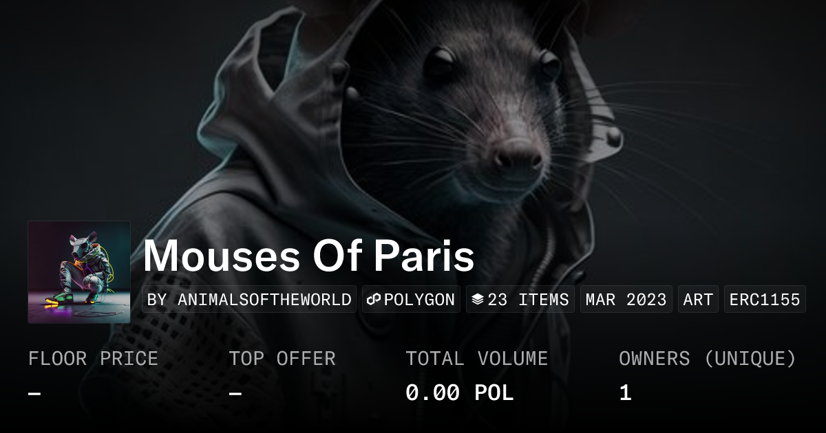 Mouses Of Paris - Collection | OpenSea