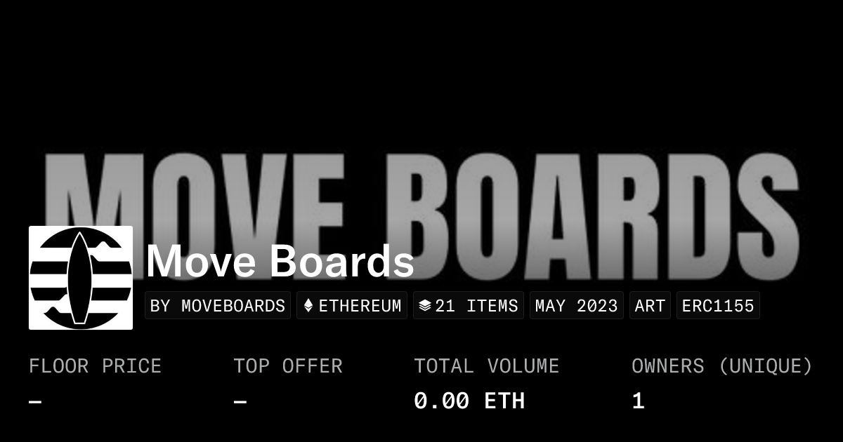 Move Boards - Collection | OpenSea