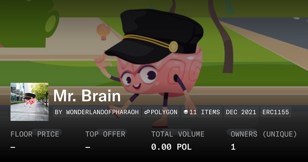 Mr. Brain - Collection | OpenSea