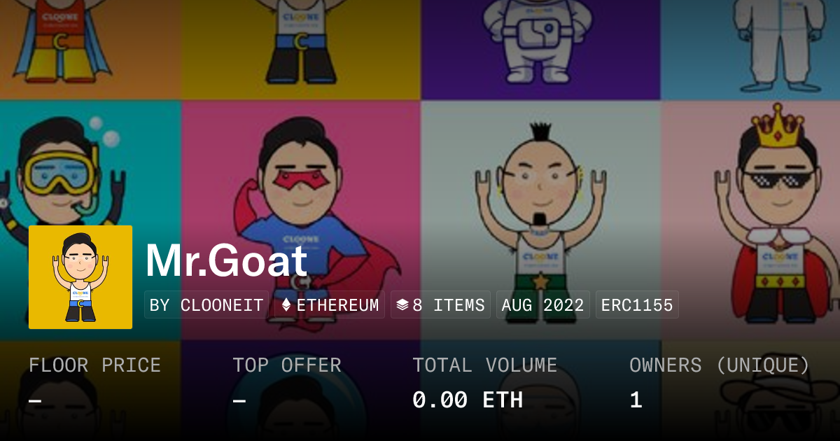 Mr.Goat - Collection | OpenSea