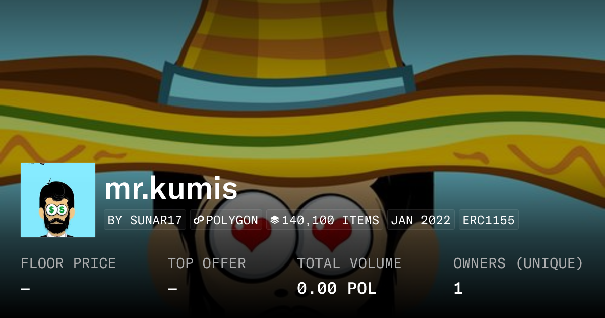 mr.kumis - Collection | OpenSea