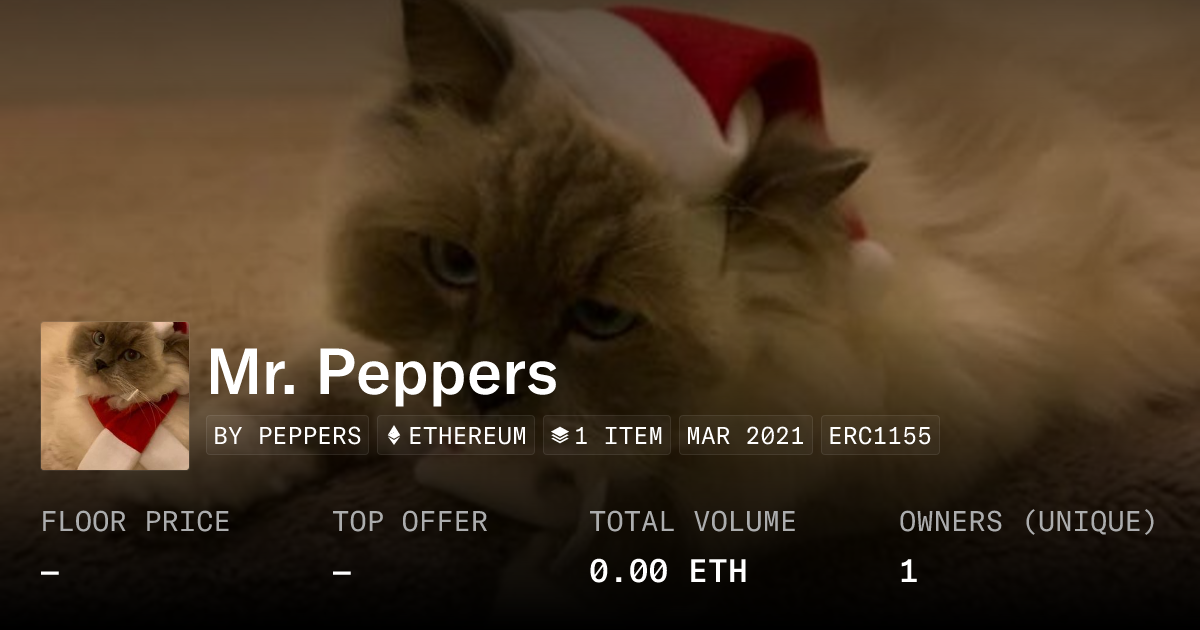 Mr. Peppers - Collection | OpenSea