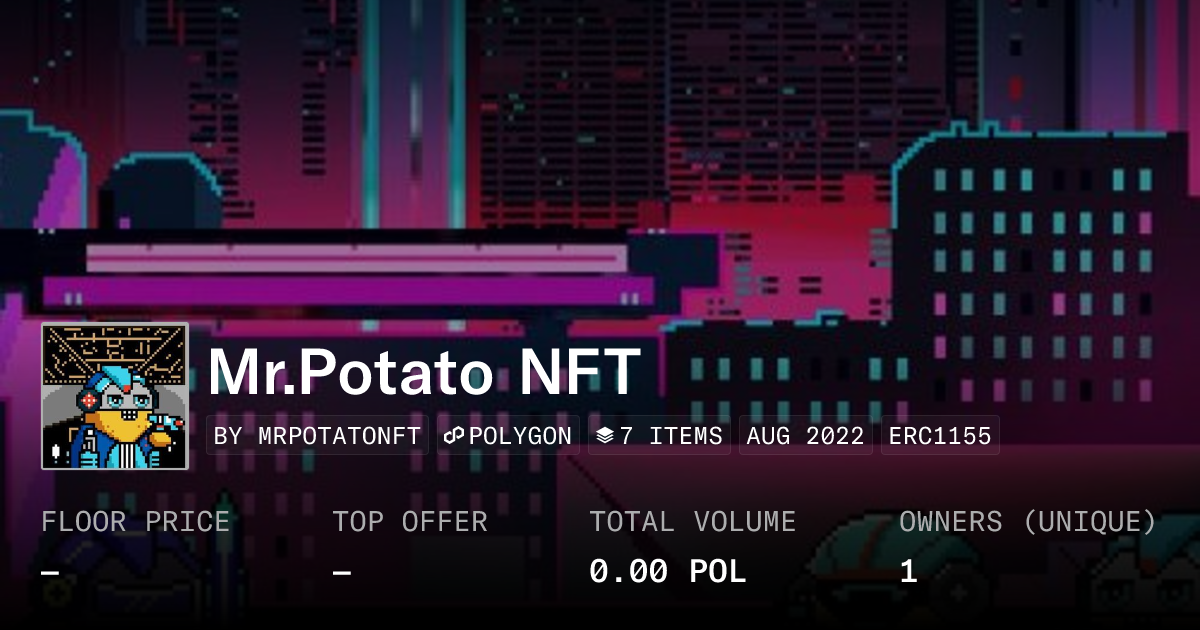 Mr.Potato NFT - Collection | OpenSea