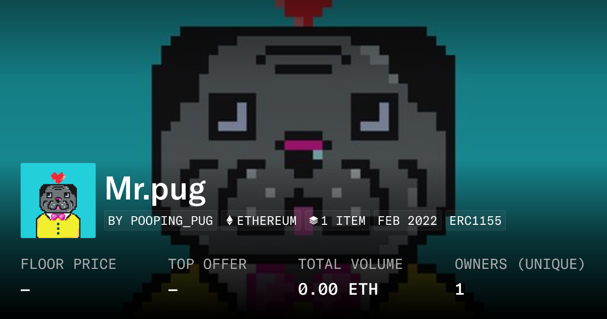 Mr.pug - Collection | OpenSea