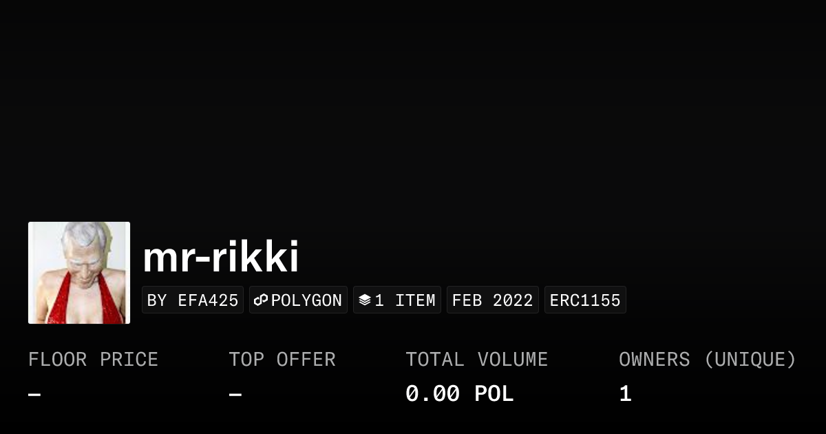 mr-rikki - Collection | OpenSea