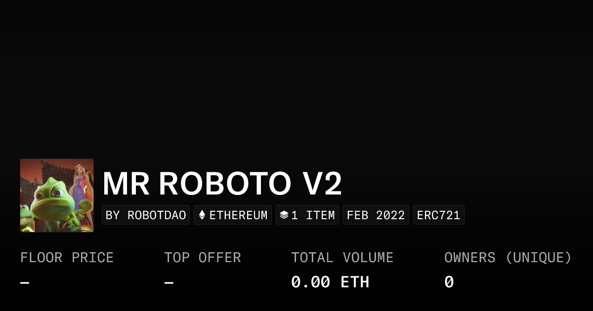 MR ROBOTO V2 - Collection | OpenSea