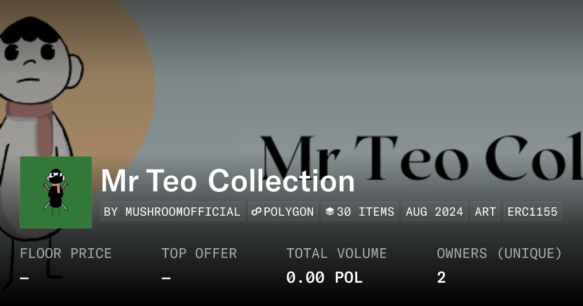 Mr Teo Collection - Collection | OpenSea